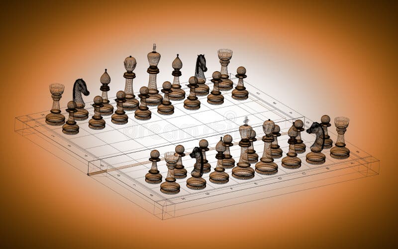 Chess body structure stock illustration. Illustration of knight - 67961722