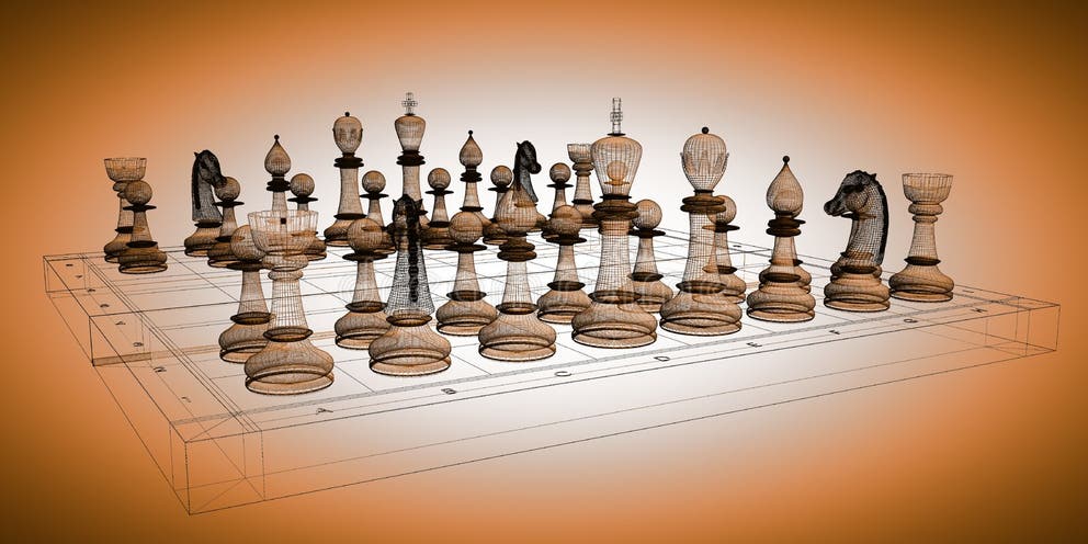 Chess body structure stock illustration. Illustration of objects - 68075622