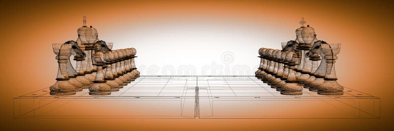 Chess body structure stock illustration. Illustration of horizontal ...