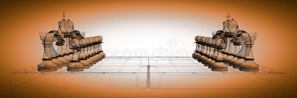 Chess body structure stock illustration. Illustration of horizontal ...