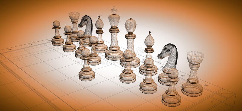 Chess body structure stock illustration. Illustration of checkmate ...