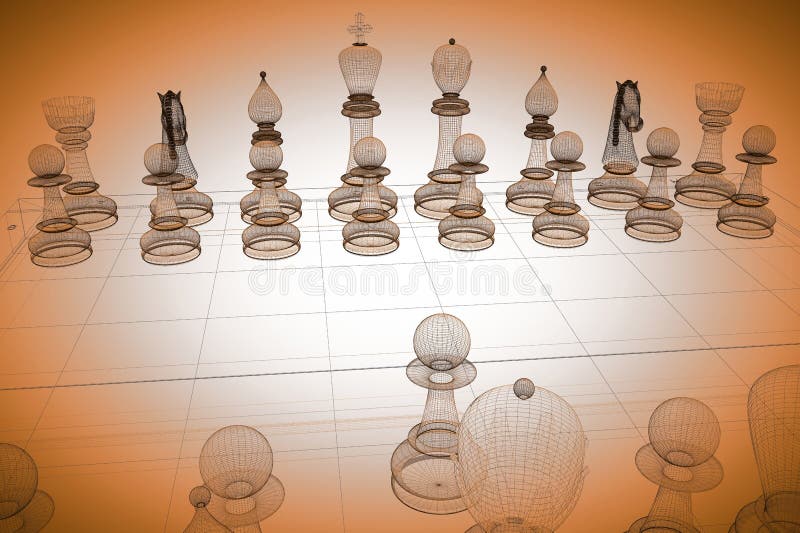 Chess body structure stock image. Image of business, knight - 68097197