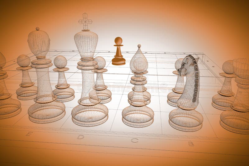 Chess body structure stock illustration. Illustration of competition ...