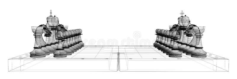 Chess body structure stock illustration. Illustration of intelligence ...