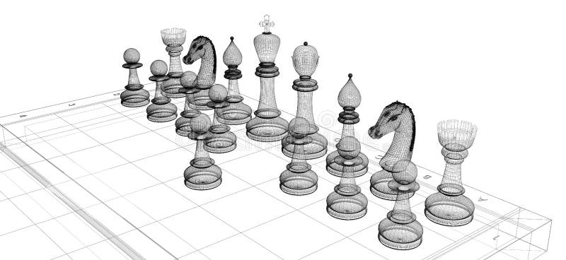 Chess body structure stock illustration. Illustration of knight - 67961722
