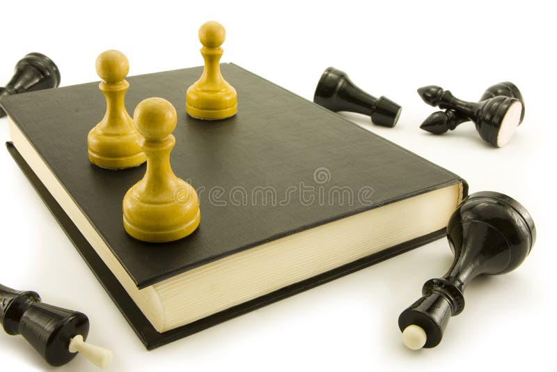 Chess and book stock image. Image of protection, business - 7996369