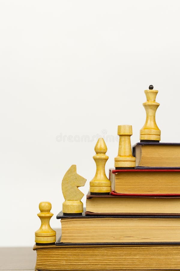 Chess and Books. the Concept of Learning and Knowledge Stock Photo ...