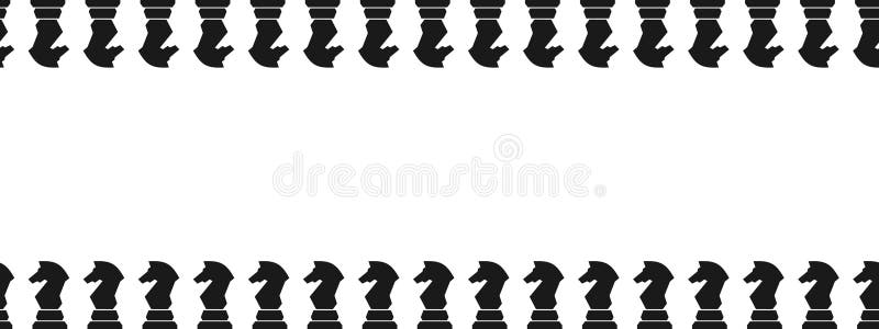 Chess Border Frame Design Vector Illustration Stock Vector ...