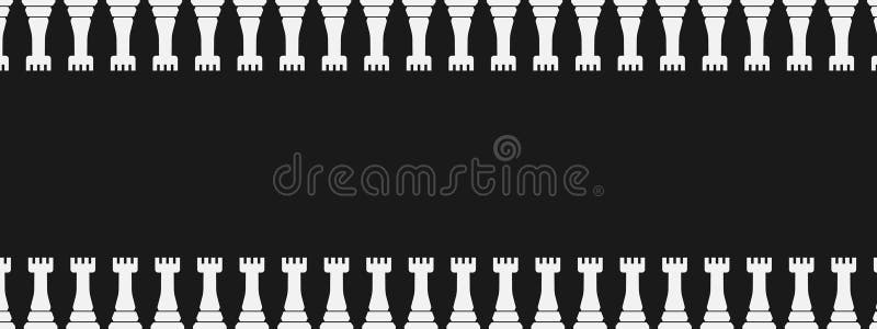 Chess Border Frame Design Vector Illustration Stock Vector ...