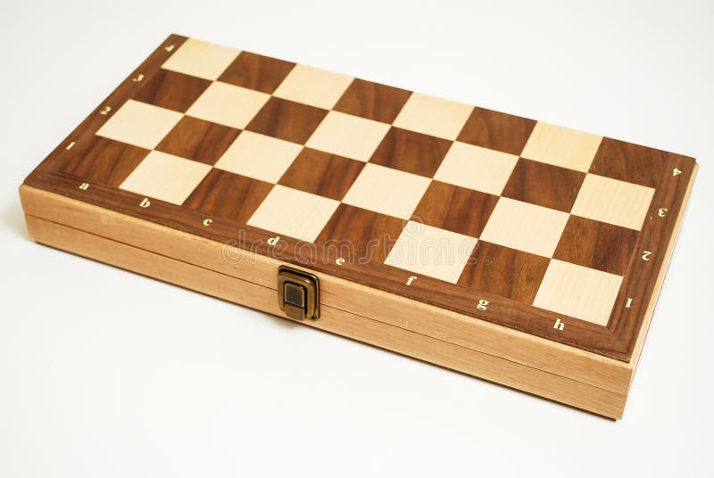 Chess Box Closed. Wooden Game Stock Photo - Image of mind, brain: 245404650