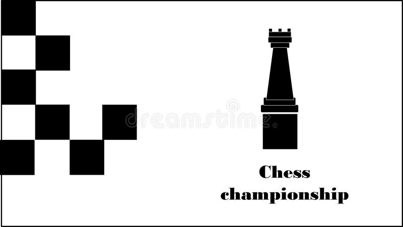 Chess Championship. a Chessboard. Background and Illustration Stock ...
