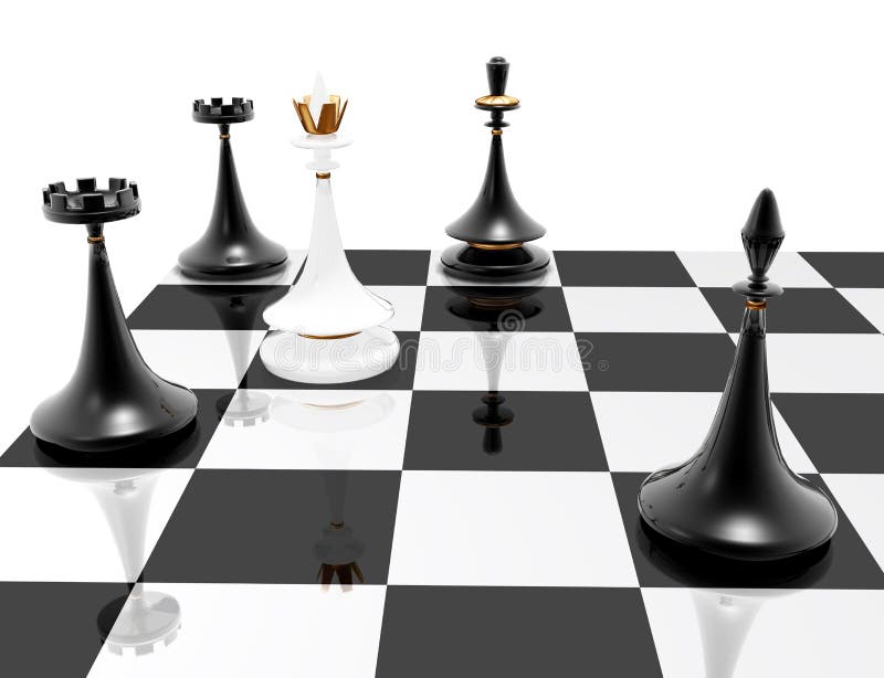 Chess: checkmate stock illustration. Illustration of king - 10662826
