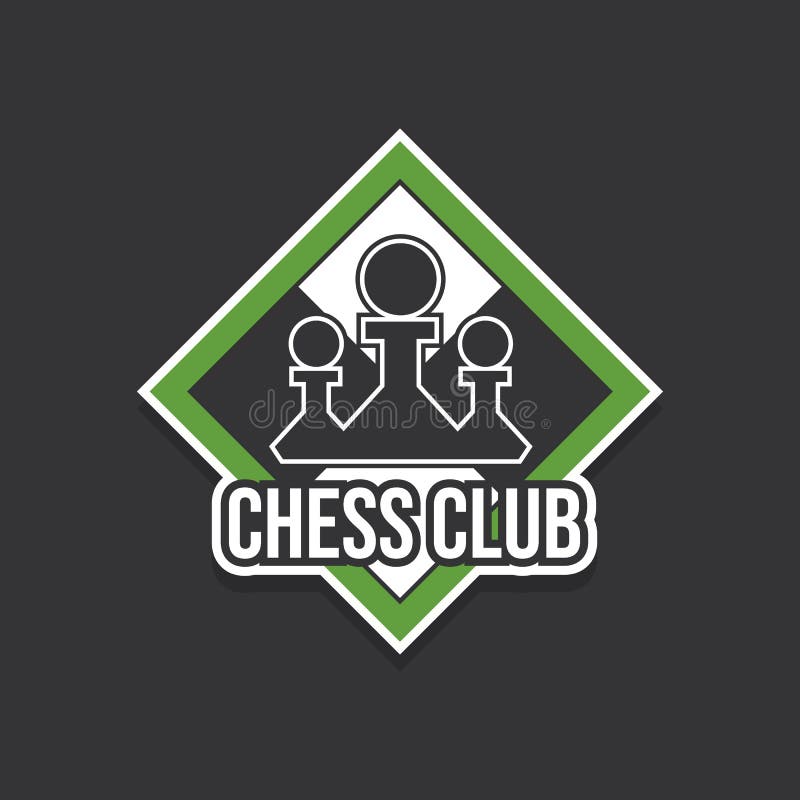 Chess Club Logo Vector Image Stock Vector - Illustration of design ...