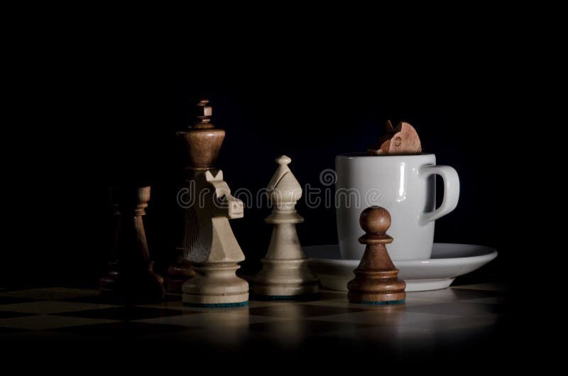 Chess Coffee stock image. Image of breakfast, culinary - 26613527
