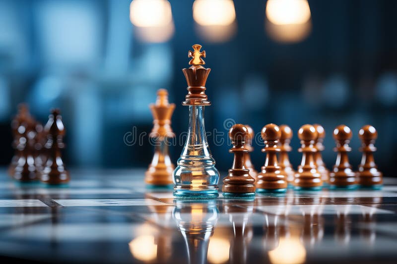 Chess Competition Concept of Strategy Business Ideas, Chess Battle ...