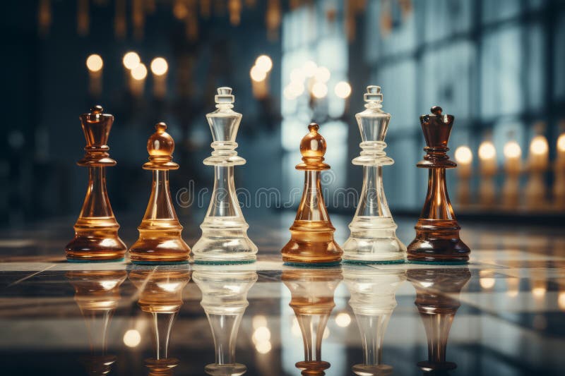 Chess Competition Concept of Strategy Business Ideas, Chess Battle ...