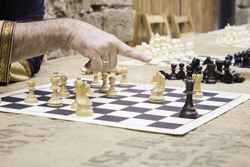 Chess game stock photo. Image of conquering, competition - 150169632