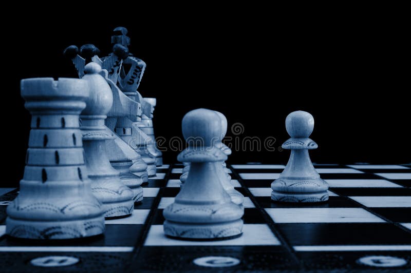 Chess conflict stock image. Image of business, challange - 9947735