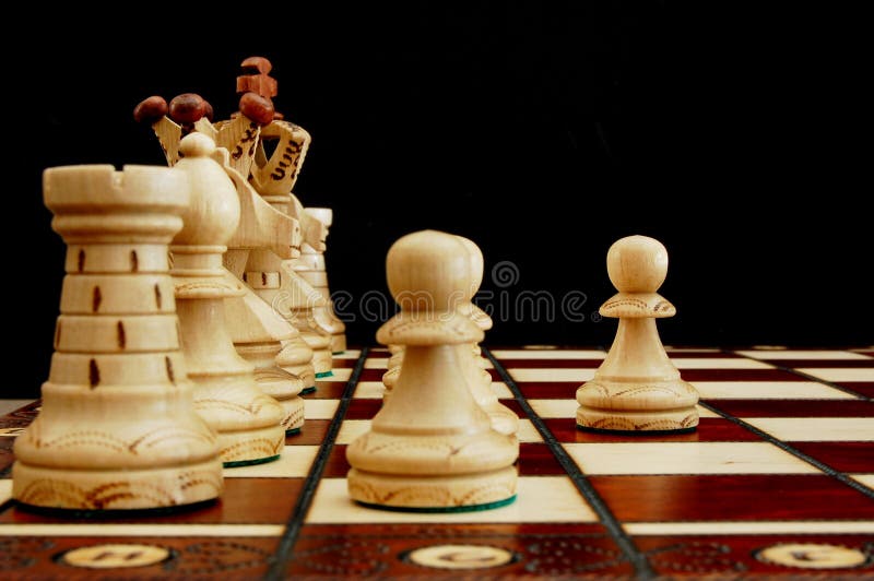 Chess conflict stock image. Image of business, challange - 9947735