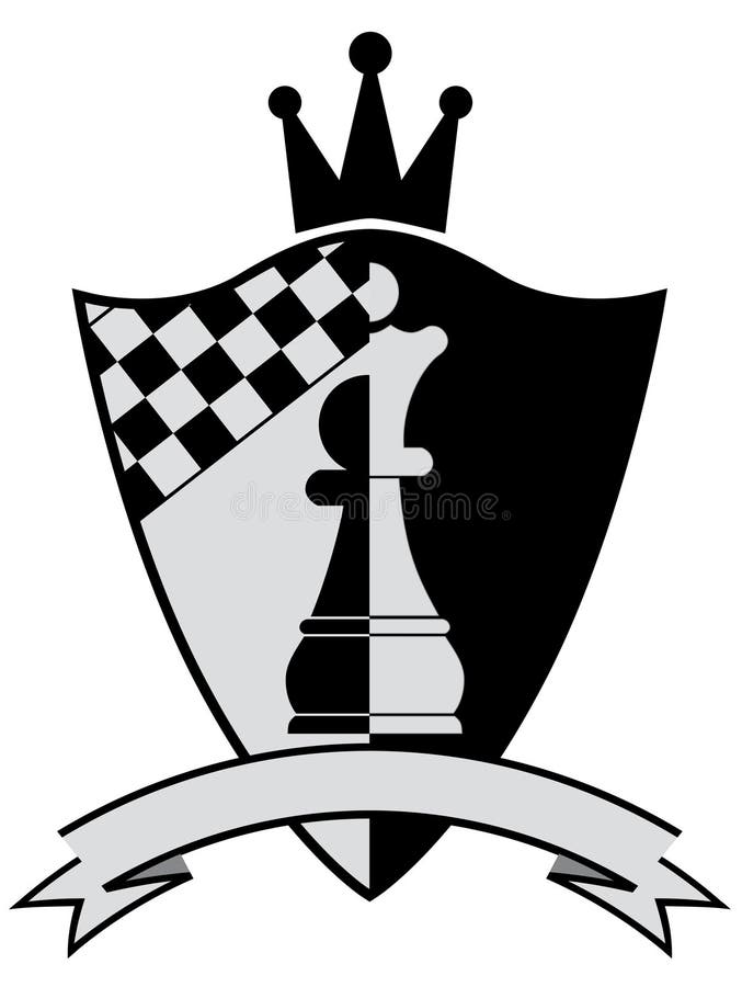 Vector Chess Game Queen Piece Stock Vector - Illustration of chess ...