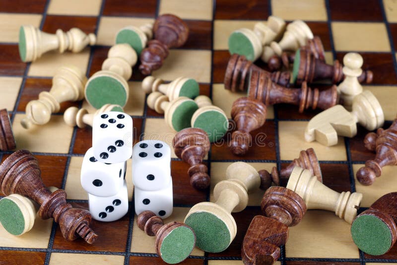 CHESS and cube stock photo. Image of king, chess, match - 1669052