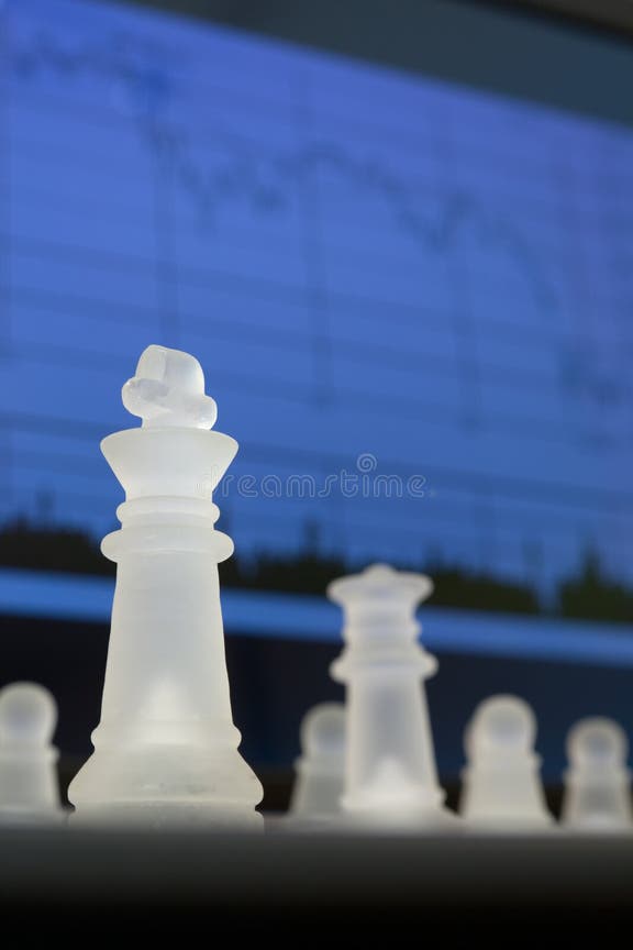 Chess and diagram stock photo. Image of chess, growth - 4397652