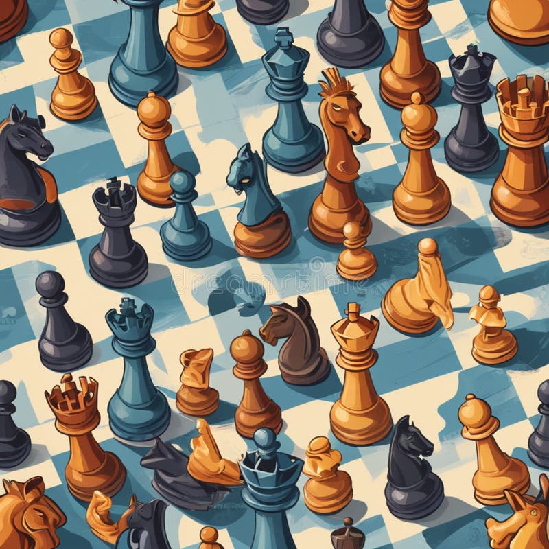 World Chess Day 2024 Illustration Stock Illustration - Illustration of ...