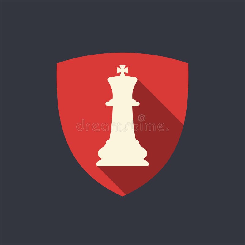 Chess King Inside the Rook. Chess Vector Illustration. Stock Vector ...
