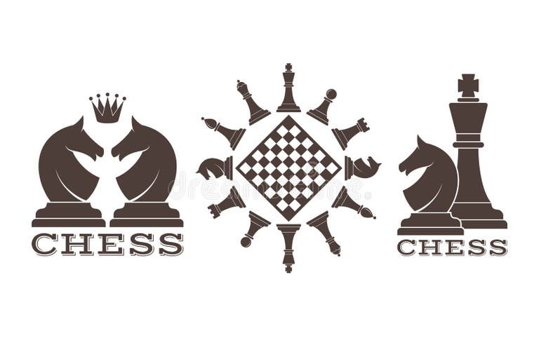 Chess. Emblem stock vector. Illustration of decisions - 63316142