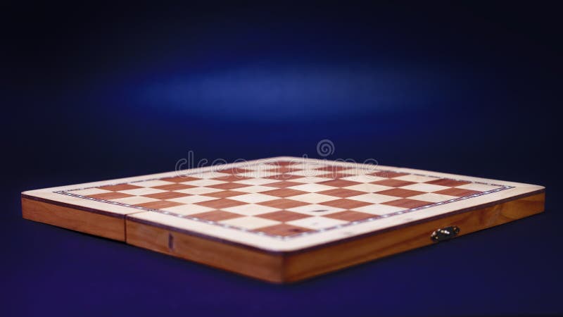 Chess, Empty Chessboard on a Dark Background, Stock Photo - Image of ...