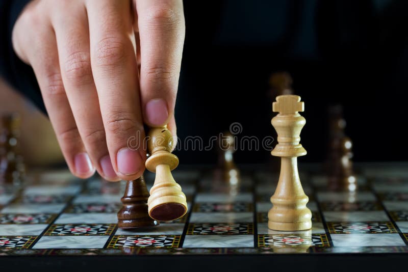 Chess stock photo. Image of knight, king, business, game - 89332780
