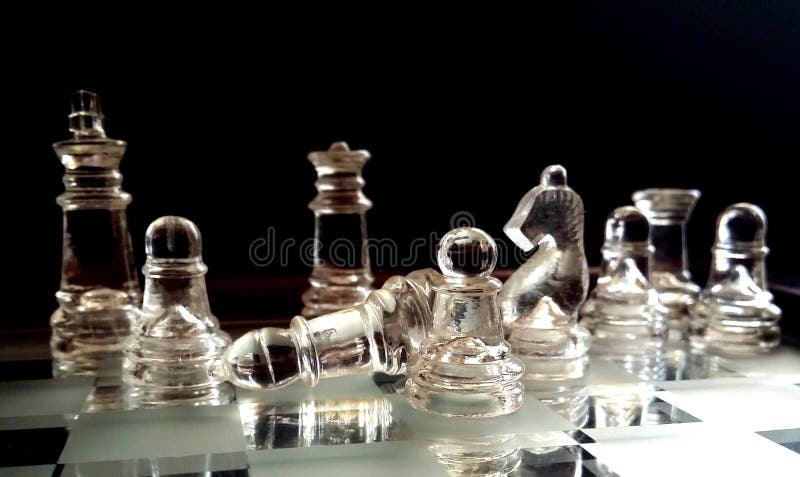 Chess figures stock image. Image of game, chess, glass - 88942905