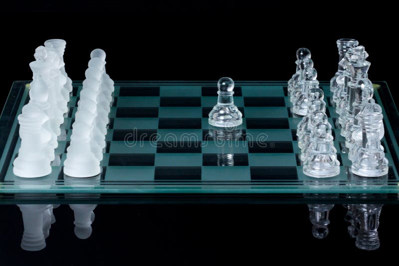 Chess. First move. stock image. Image of challenge, peace - 13537303