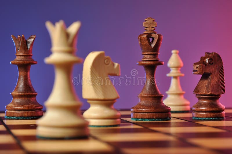 Chess game stock photo. Image of chess, group, knight - 13474014