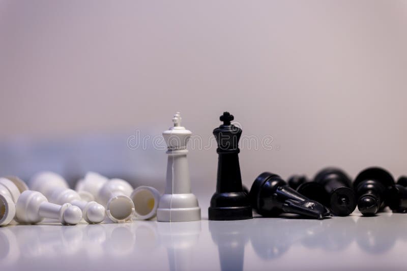 Chess Game Background Stategy Stock Photo - Image of game, black: 277162662