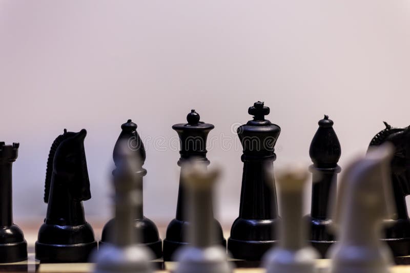 Chess Game Background Stategy Stock Image - Image of corporate, king ...