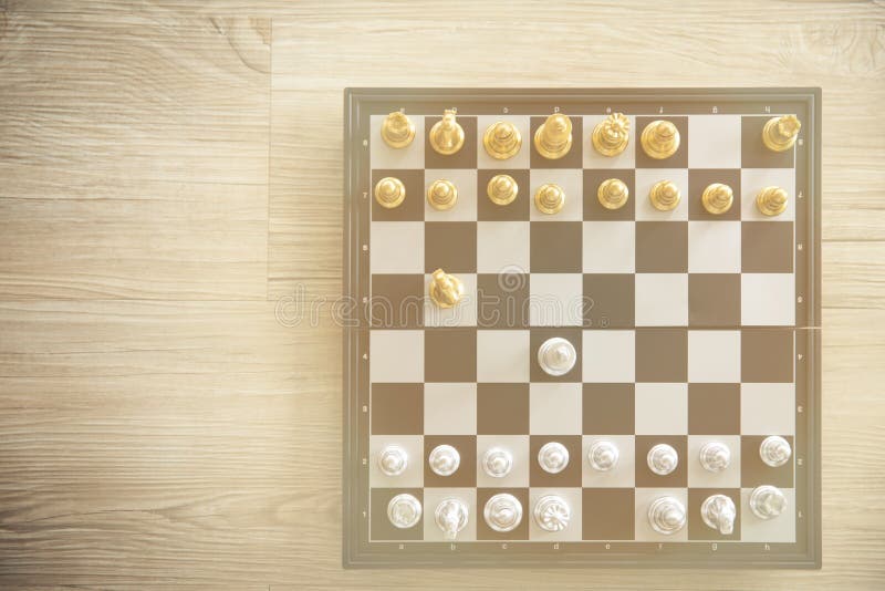 Chess game on board stock image. Image of silver, chequer - 107435457