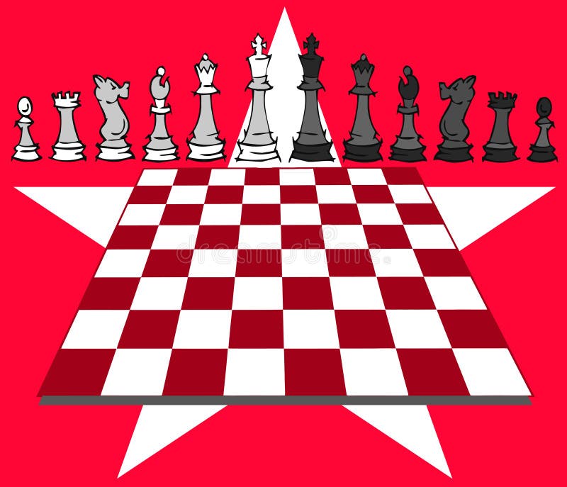 Red Chess Game Checkmate Cartoon Stock Illustrations – 45 Red Chess ...