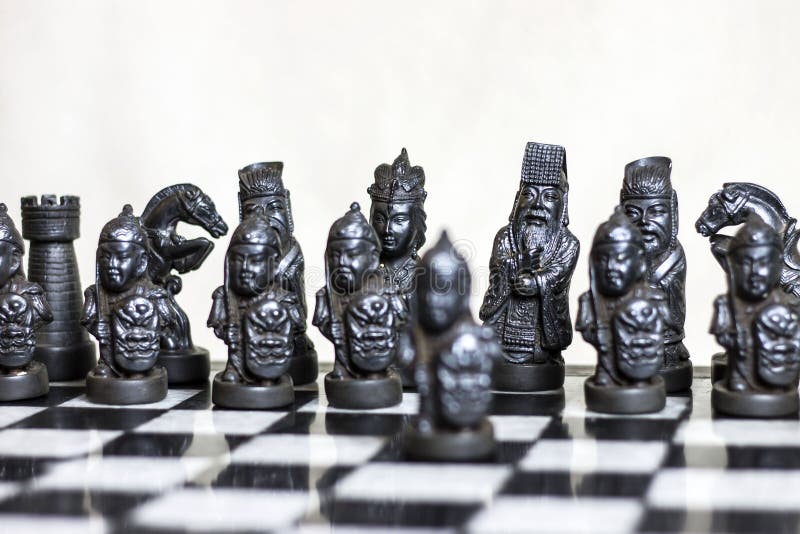 Chess game, close up. stock image. Image of winner, intelligence ...