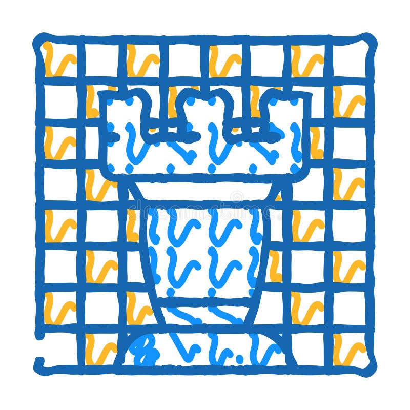Chess Game Icon Doodle Illustration Stock Vector - Illustration of ...