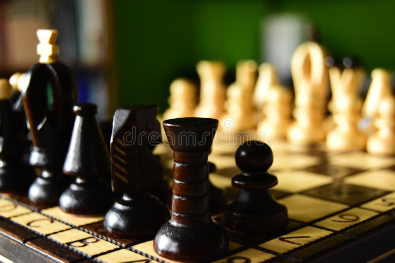 Chess. a Game that Needs Planning. a Game with Figures, Queen, Rook ...