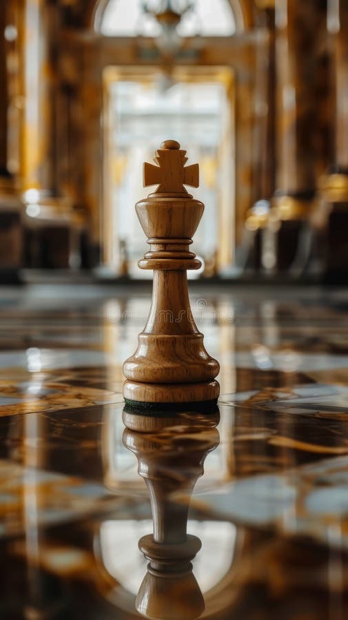 Chess Game, Chess Piece Queen Close-up on a Chessboard Stock Photo ...