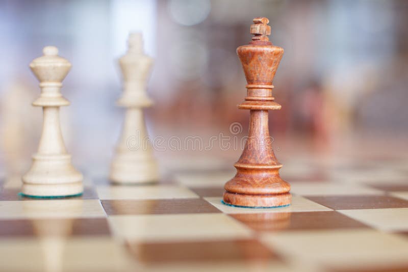 Chess Game, Retro, Battle Strategy Stock Photo - Image of battle, white ...