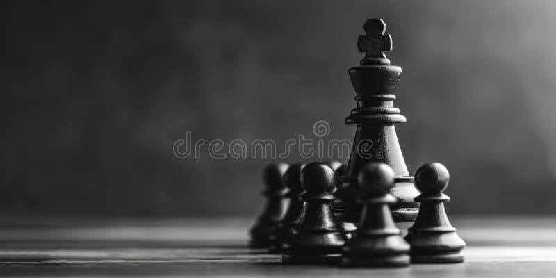 Chess game stock photo. Image of solving, chess, generated - 363749004