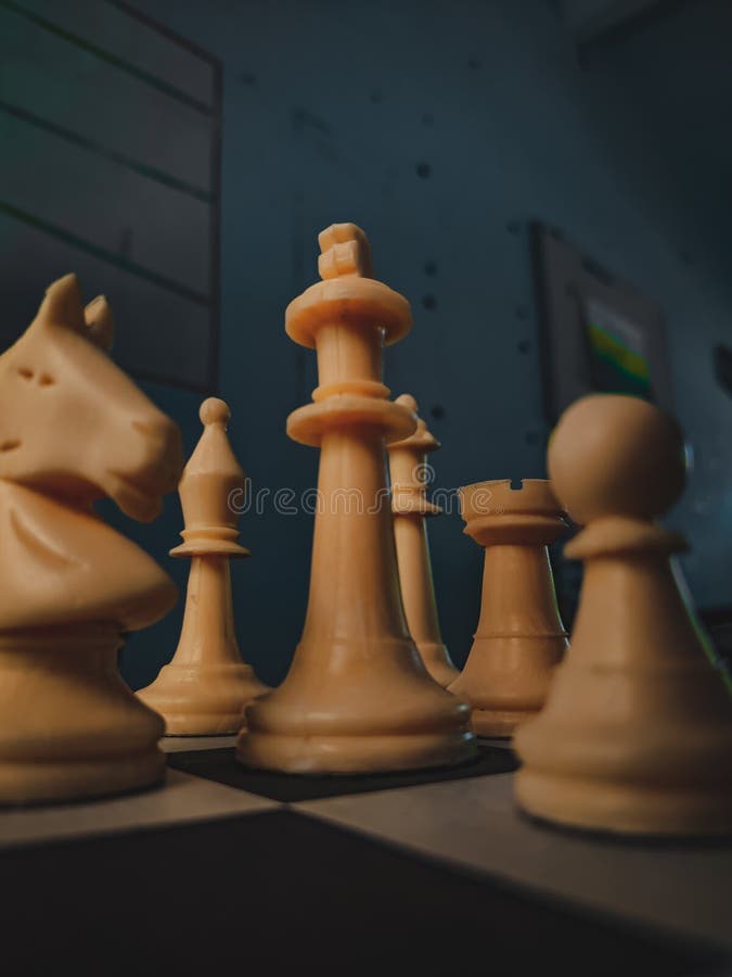 Chess game white stock image. Image of king, piece, horse - 271576755