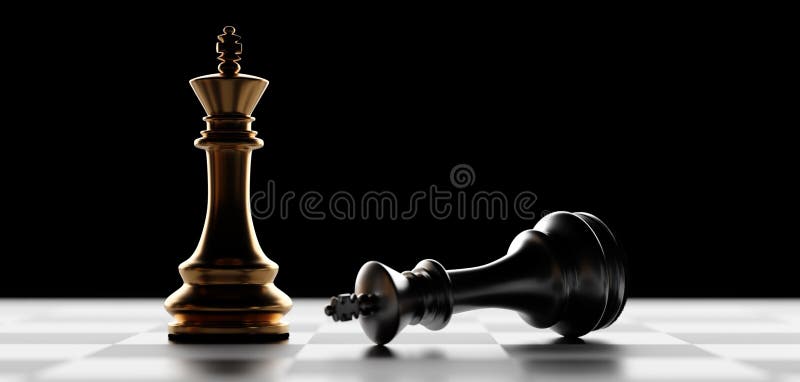 Chess game win and lose stock photo. Image of decision - 216508606