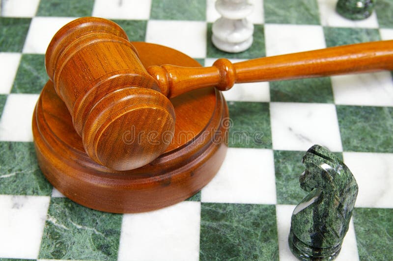 Chess gavel stock photo. Image of legal, gavel, chess - 20135754