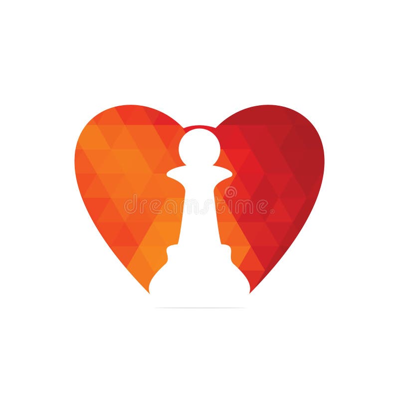 Chess heart stock illustration. Illustration of cage - 24672223