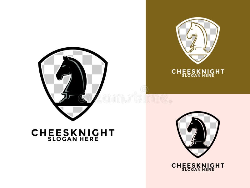 Chess Horse Luxury Logo Template, Knight Chess Piece Symbol Logo Design ...