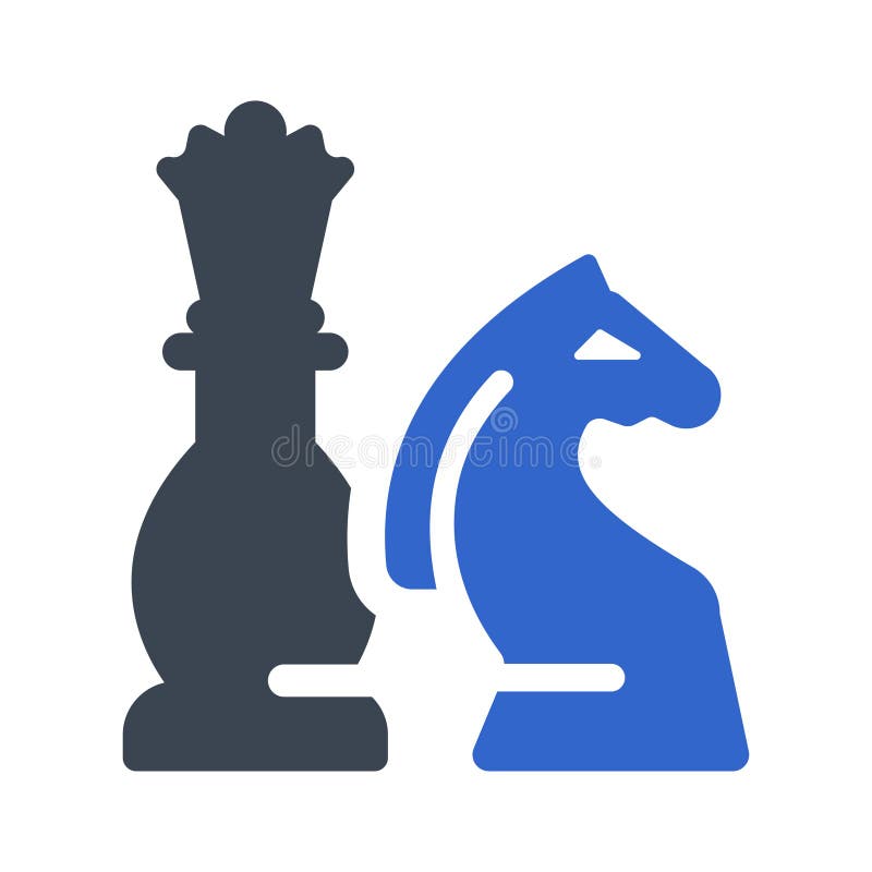 Chess icon stock vector. Illustration of activity, board - 335395767